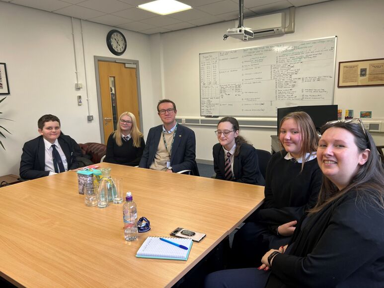 Tim Roca MP Visits TMA! - Latest News - The Macclesfield Academy